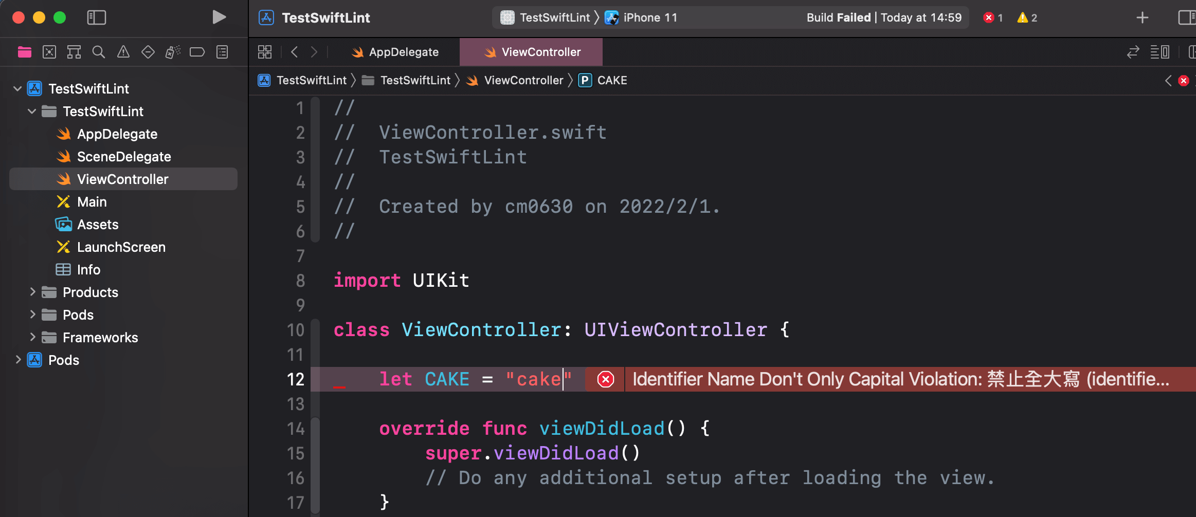 SwiftLint 靜態檢查器 | Pink Blog